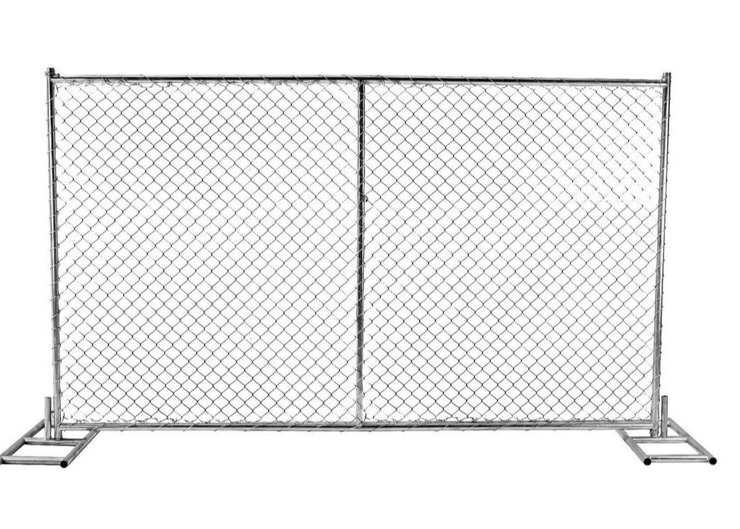 ISO Hot Dip Galvanized 10ft Width Temporary Security Fencing For Sports ...