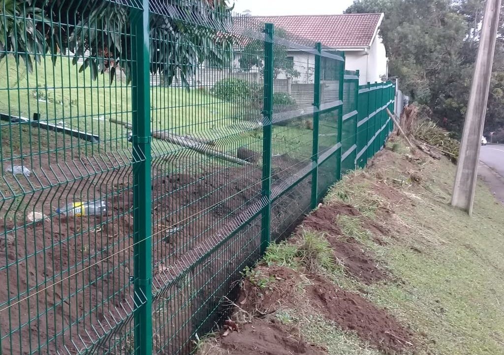 Black 6 Ft Welded Wire Fencing Panels CE Yardgard Galvanized Welded