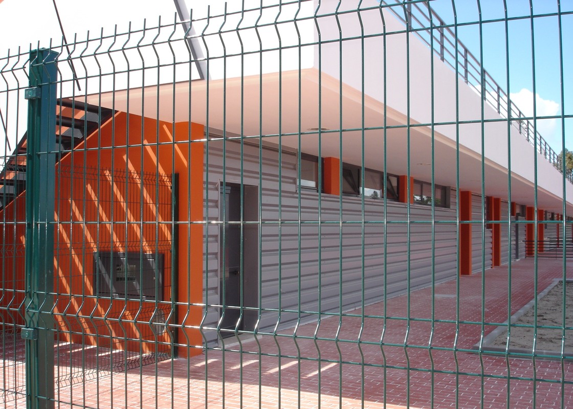 Industrial Commercial 2.5m Powder Coated Metal Fencing Steel Pro V Mesh ...