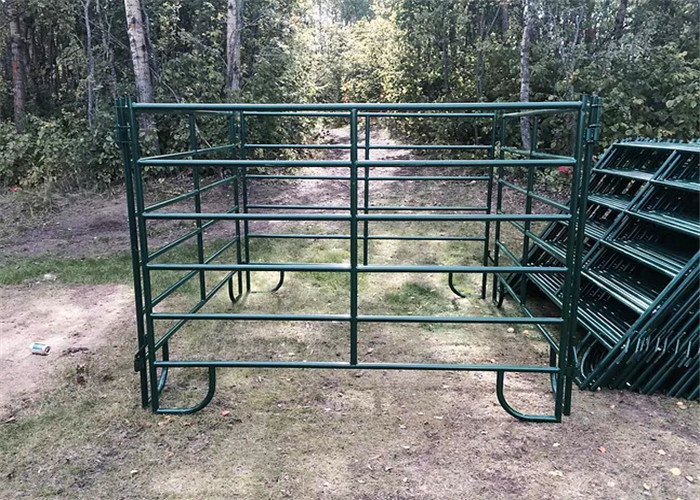 Green Coated Lightweight Horse Corral Panels 5" 3'' Tall By 7" Long ...