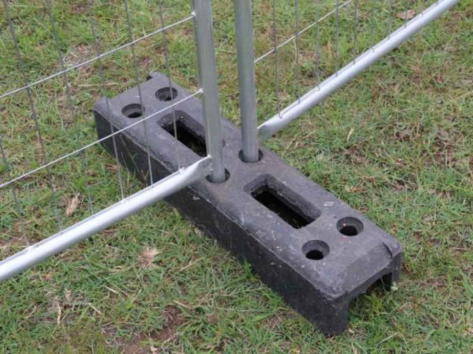 Recycled Heavy Duty Plastic Temporary Heras Fencing Feet Block