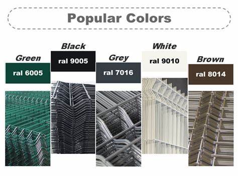 Industrial Commercial 2.5m Powder Coated Metal Fencing Steel Pro V Mesh ...