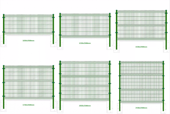1800mm 4.0mm V Guard Fencing Security Welded Panels Triangular