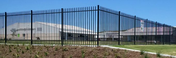 2100mm X 2400mm Flat Top Hercules Fence Panels Powder Coating