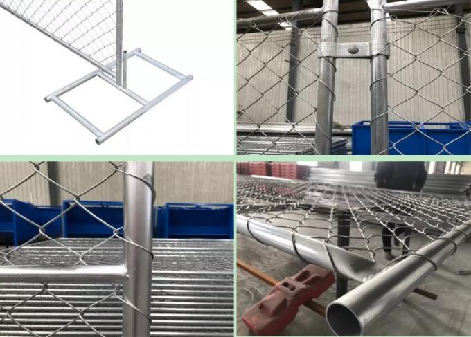 2 Inch Temporary Safety Fencing Construction Site Galvanized Portable ...