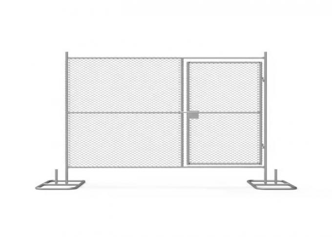 8ft Temporary Security Fencing Movable Chain Link Construction Panel ...