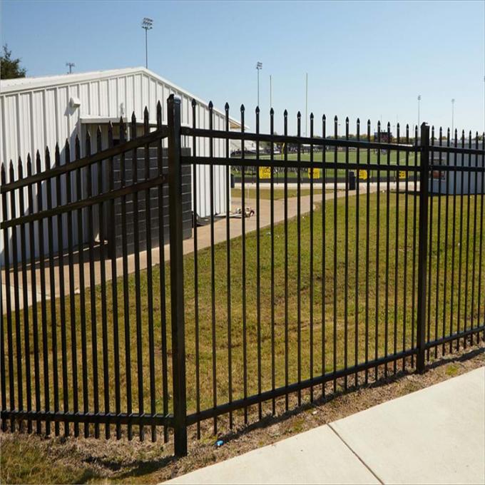 Zinc Galvanized Steel Wrought Iron Fence Ornamental