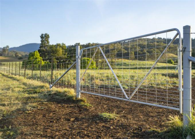 1170mm Galvanized Steel Farm Gates Rustproof Livestock 12 Foot Metal ...