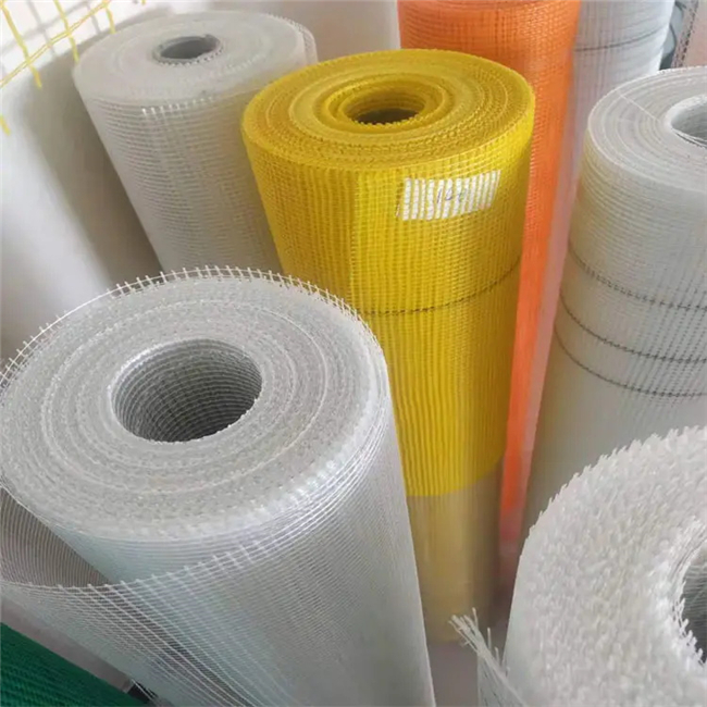 High Tensile Strength 75gsm Fiberglass Mesh Fabric Roll Anti Alkaline