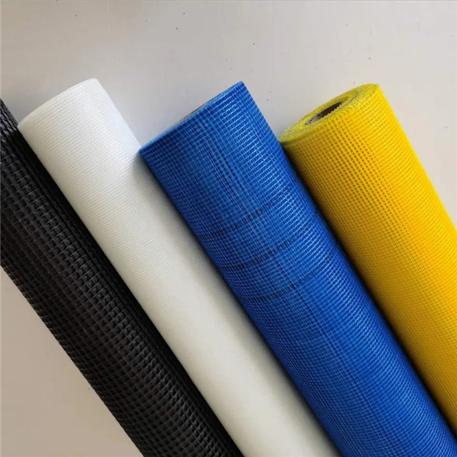 High Tensile Strength 75gsm Fiberglass Mesh Fabric Roll Anti Alkaline