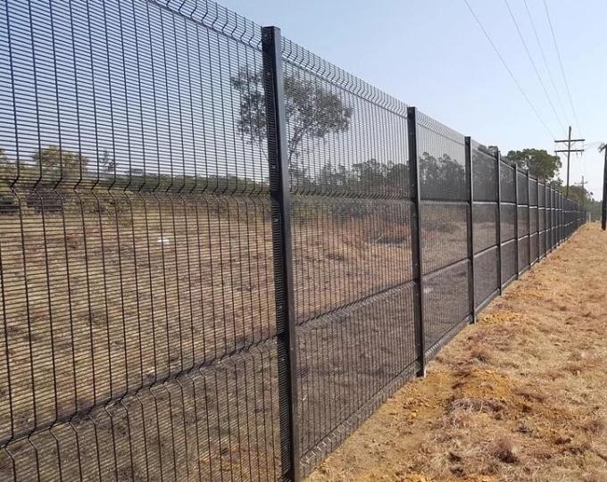Powder Coated Galvanised Anti Climb Fencing 2.4m 358 Security Mesh