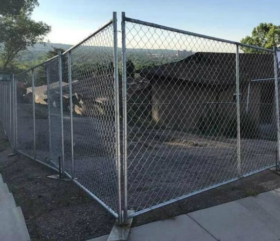 Individual Durable 6ft Height Temporary Security Fencing Chain Link ...