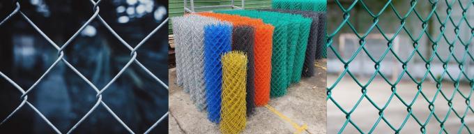 3000mm High Galvanized Cyclone Fence , 2.5mm Diameter 9 Gauge Chain ...